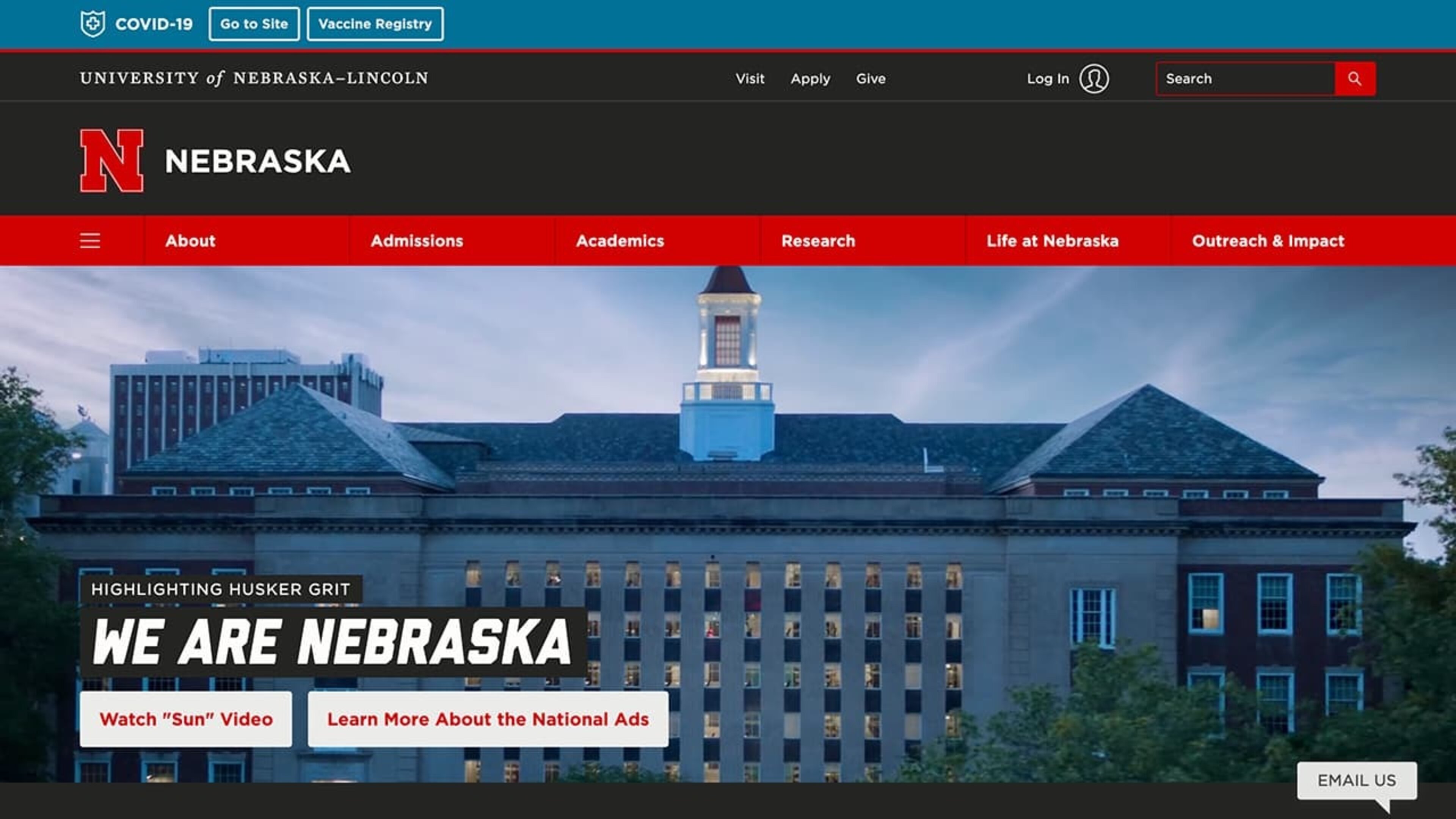 UNL CMS | Nebraska